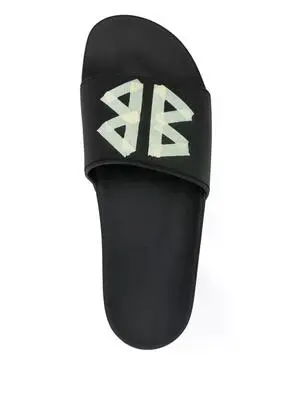 Balenciaga Bb Logo-print Slides