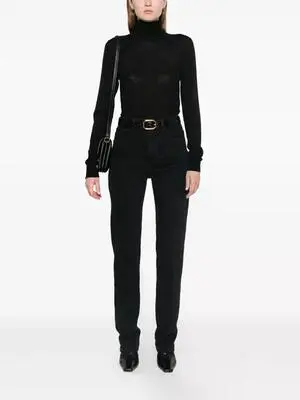 Saint Laurent Logo-patch Jeans