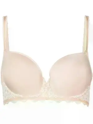 Wacoal Lace-detail Contour Bra - Neutrals