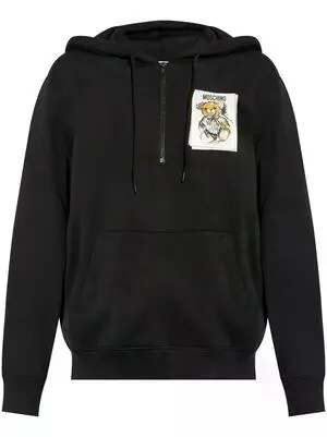 Moschino Patch Zip Hoodie