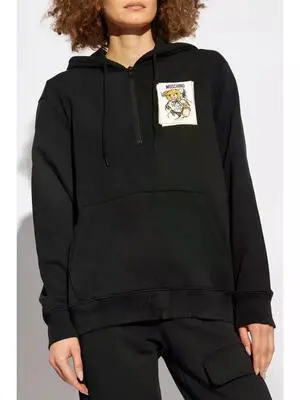 Moschino Patch Zip Hoodie