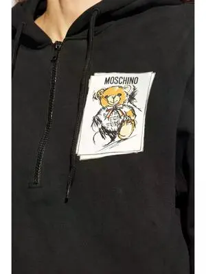 Moschino Patch Zip Hoodie