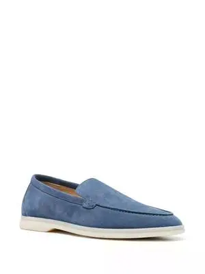 SCAROSSO Ludovico Suede Loafers - Blue
