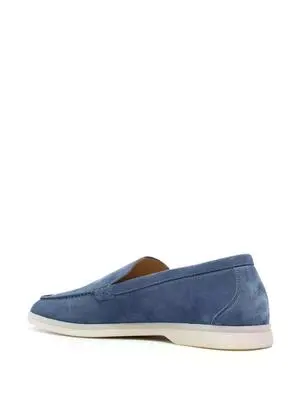 SCAROSSO Ludovico Suede Loafers - Blue