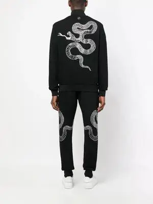 Philipp Plein Crystal Snake Track Suit