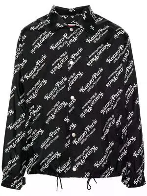 Kenzo X Verdy All-over Logo Print Hooded Windbreaker