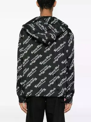 Kenzo X Verdy All-over Logo Print Hooded Windbreaker