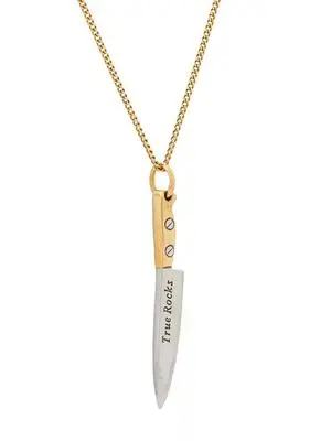 TRUE ROCKS Small Knife Pendant Necklace
