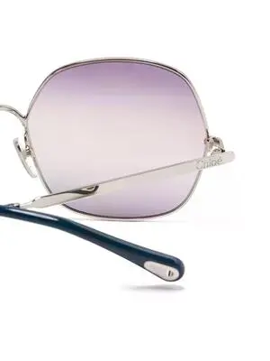 Chloé Oversized Sunglasses - Silver