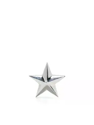 TRUE ROCKS Star Stud Single Earring - Silver