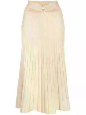 Simkhai Arabella Compact Ribbed-knit Skirt