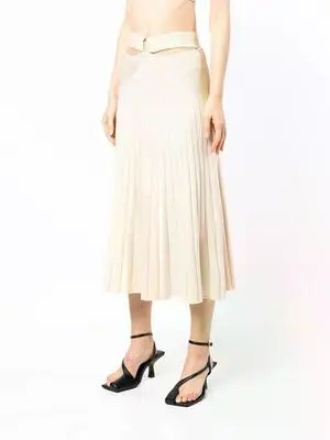 Simkhai Arabella Compact Ribbed-knit Skirt