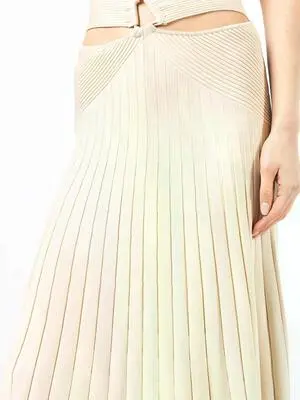 Simkhai Arabella Compact Ribbed-knit Skirt