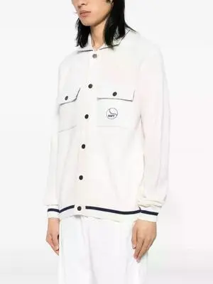 Kiton Embroidered Logo Jacket