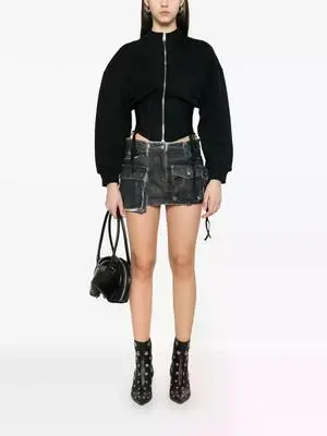 MUGLER Laced Corset Sweatshirt