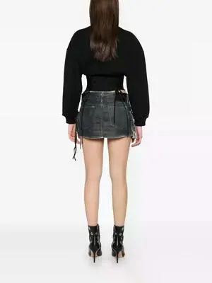 MUGLER Laced Corset Sweatshirt
