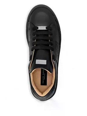 Philipp Plein Monogram Low-top Sneakers - Black