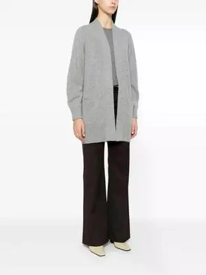Vince Open-front Cashmere Cardigan - Grey