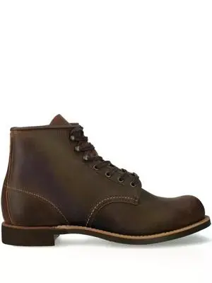 Red Wing Round Toe Boots For Men
