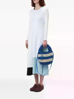 JW Anderson Anchor Charm Woven Handbag