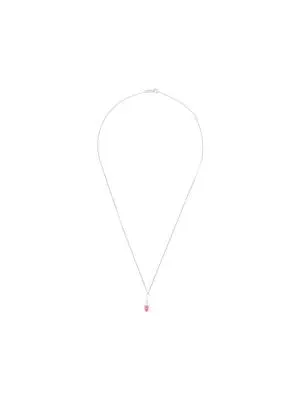 TRUE ROCKS Mini Pill Pendant Necklace - Silver