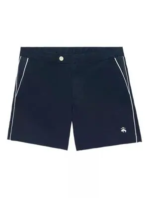 Brooks Brothers Contrast-trim Tennis Shorts - Blue