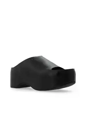Marni 75mm Wedge Leather Sandals