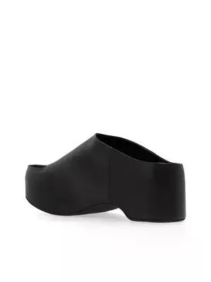 Marni 75mm Wedge Leather Sandals