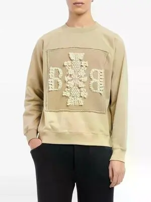 BARRIE Embroidered Sweatshirt - Green