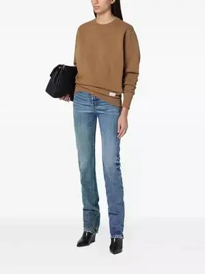 Saint Laurent Camel Cotton Sweatshirt