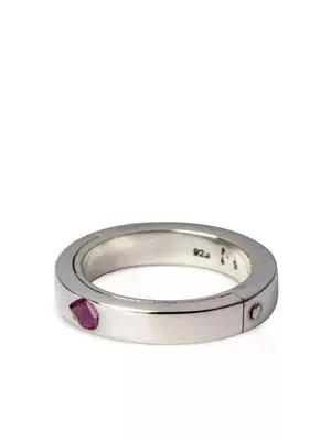 PARTS OF FOUR Sistema Ruby Sterling Ring - Silver