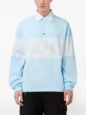 Gcds Logo-embroidered Cotton Polo Shirt