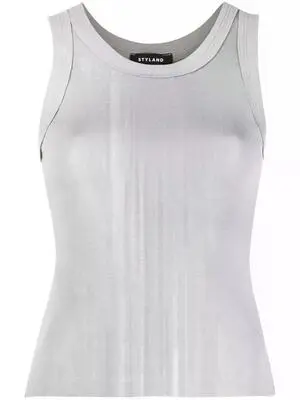STYLAND Organic Cotton Vest Top - Grey