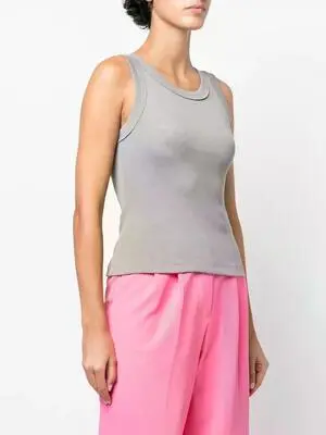 STYLAND Organic Cotton Vest Top - Grey