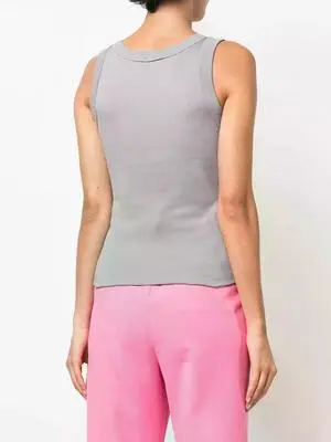 STYLAND Organic Cotton Vest Top - Grey