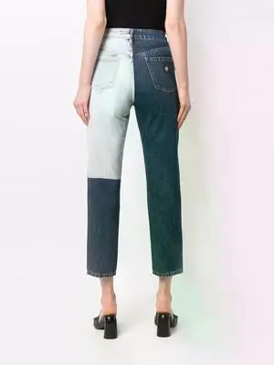 Philipp Plein Two-tone Patch Jeans