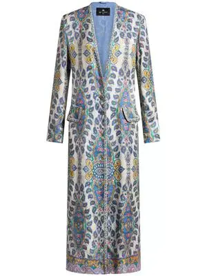 Etro Paisley-print Duster Coat