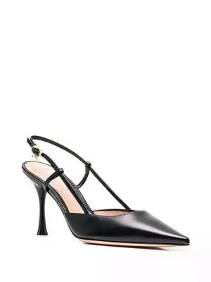 GIANVITO ROSSI Ascent 85mm Slingback Pumps - Black