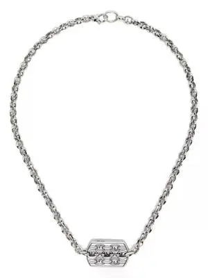 Stephen Webster Inline Razer Tag Necklace - Silver