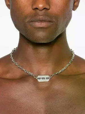 Stephen Webster Inline Razer Tag Necklace