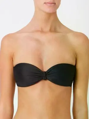AMIR SLAMA 8941 Preto Elastodiene Bikini Top