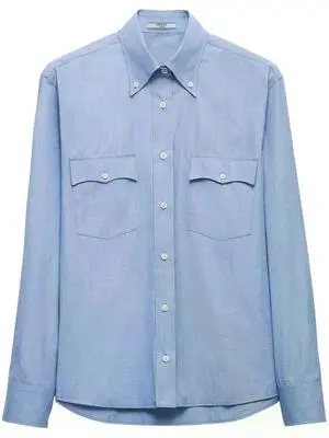 Prada Long-sleeve Cotton Shirt