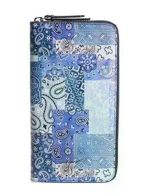 GIUSEPPE ZANOTTI Albert Continental Wallet - Blue