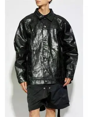Rick Owens Jumbo Worker Jacket - Black