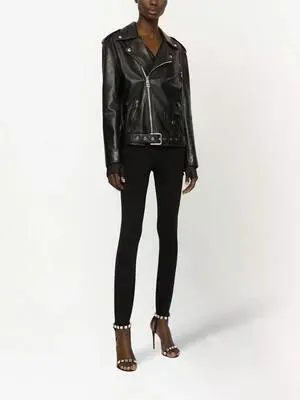Dolce & Gabbana Leather Biker Jacket