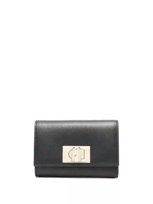 Furla 1927 Grained-effect Wallet - Black