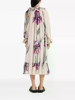 La DoubleJ Jude Floral-print Midi Dress