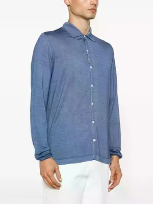 Canali Polo-collar Cardigan