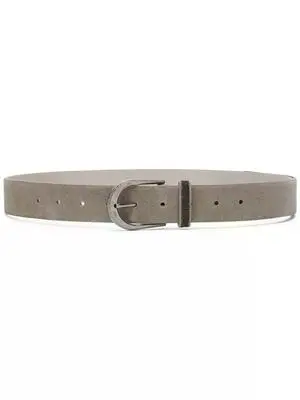 Brunello Cucinelli Leather Belt - Neutrals