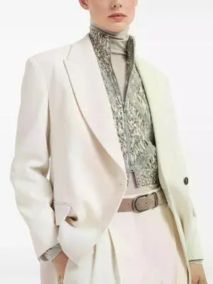 Brunello Cucinelli Leather Belt - Neutrals